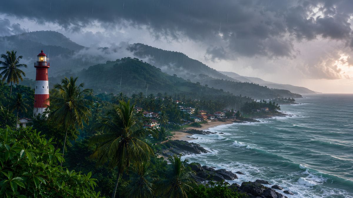 Which city receives the monsoon first in India?