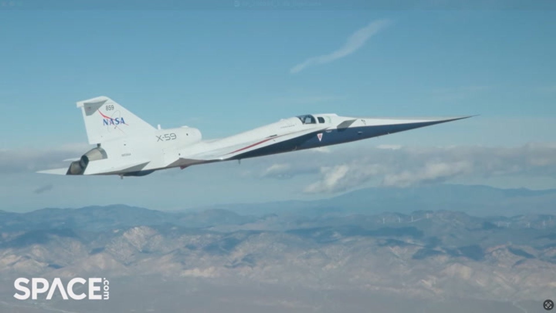 Watch NASA’s X-59 quiet supersonic aircraft soar in these amazing ...