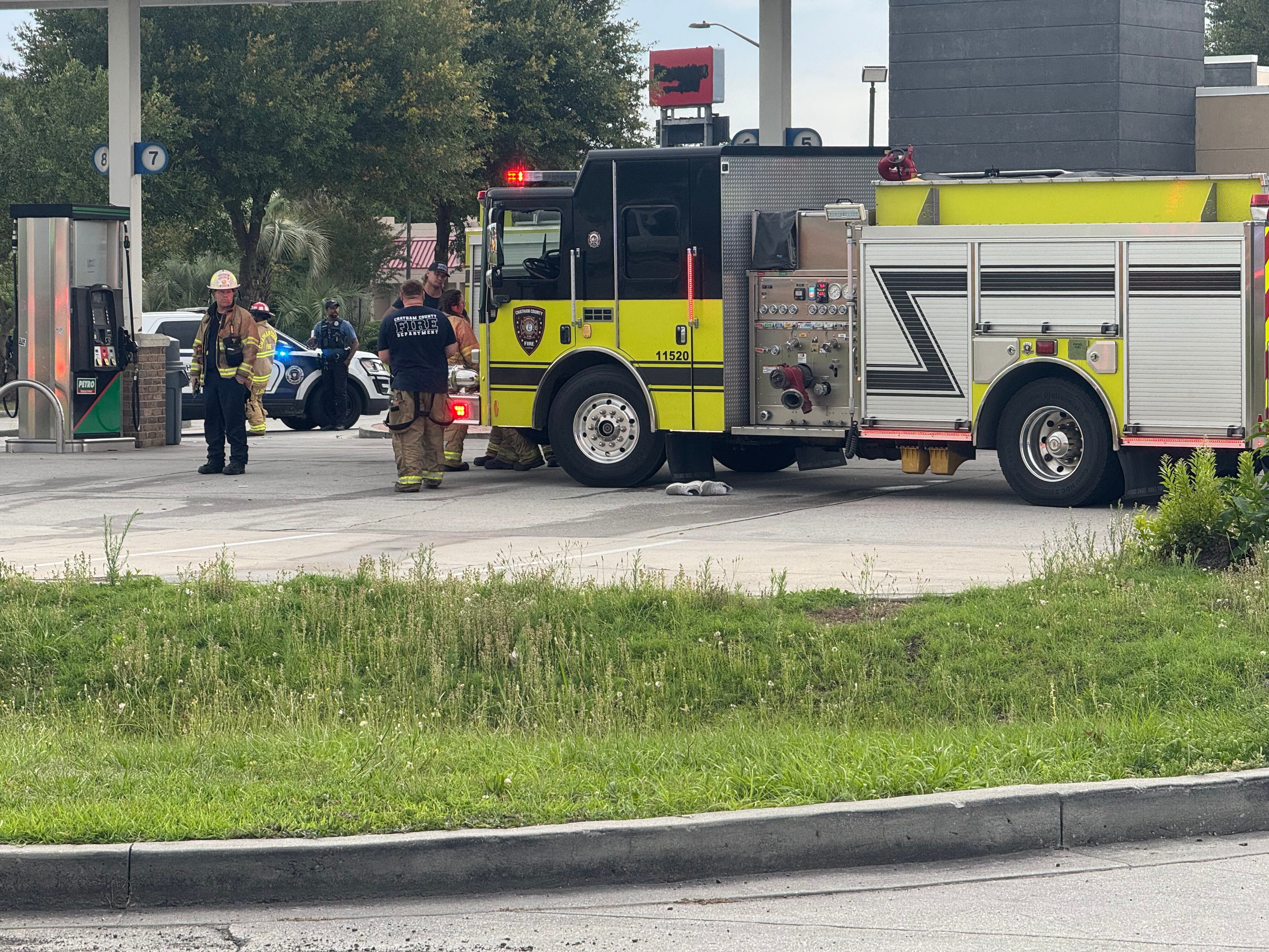 Child taken to hospital with minor burns after fuel tank fire near I-95 ...