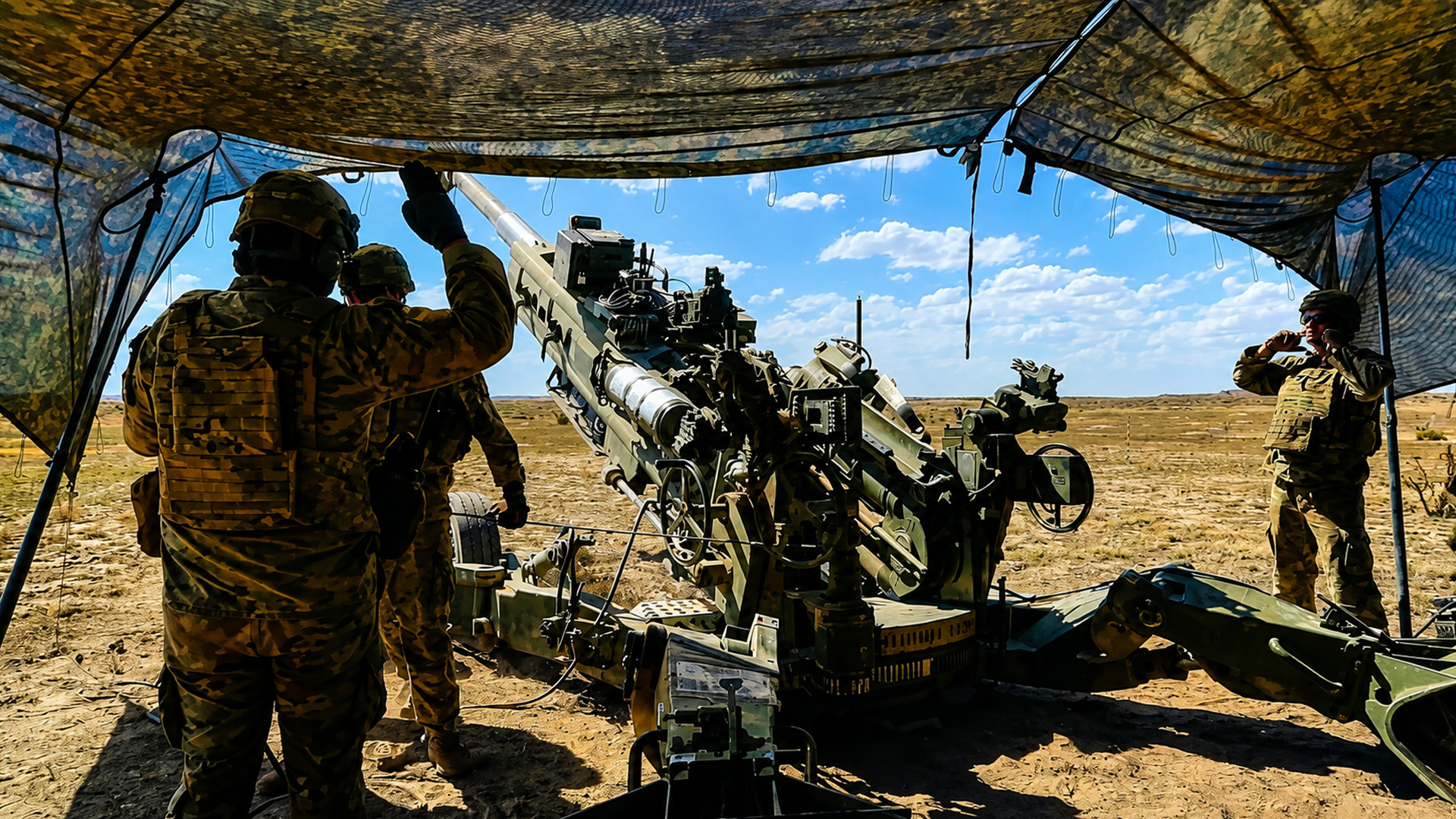 Inside a US Army artillery fire mission