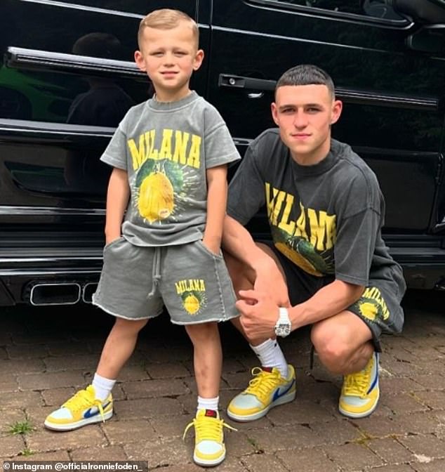 Phil Foden's seven-year-old son Ronnie joins England World Cup squad ...
