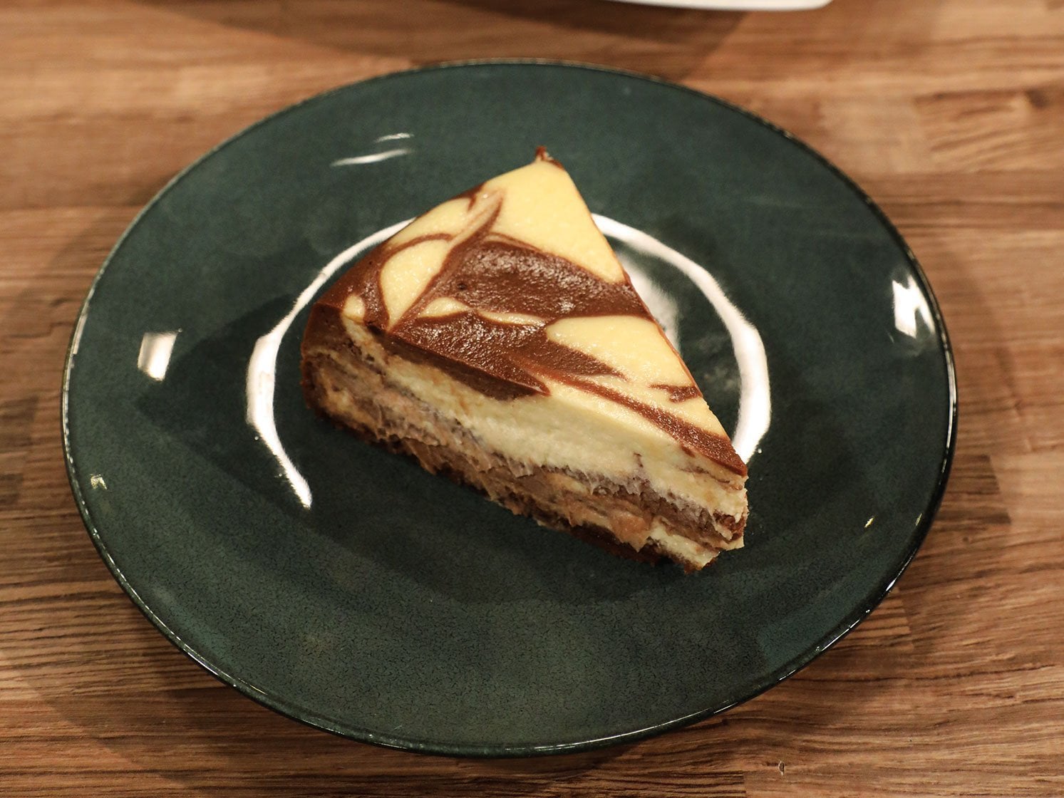 Σοκολατένιο-βανίλια cheesecake
