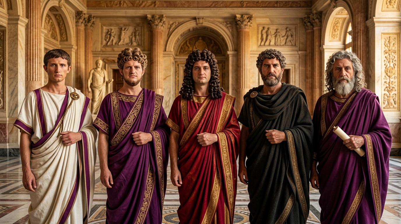 The surprising power behind the beards and hairstyles of Roman emperors