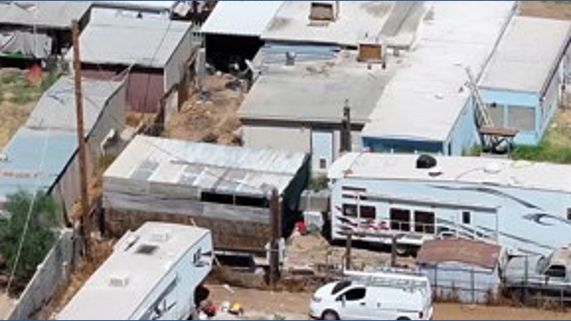 Two mobile homes damaged by fire in Laveen