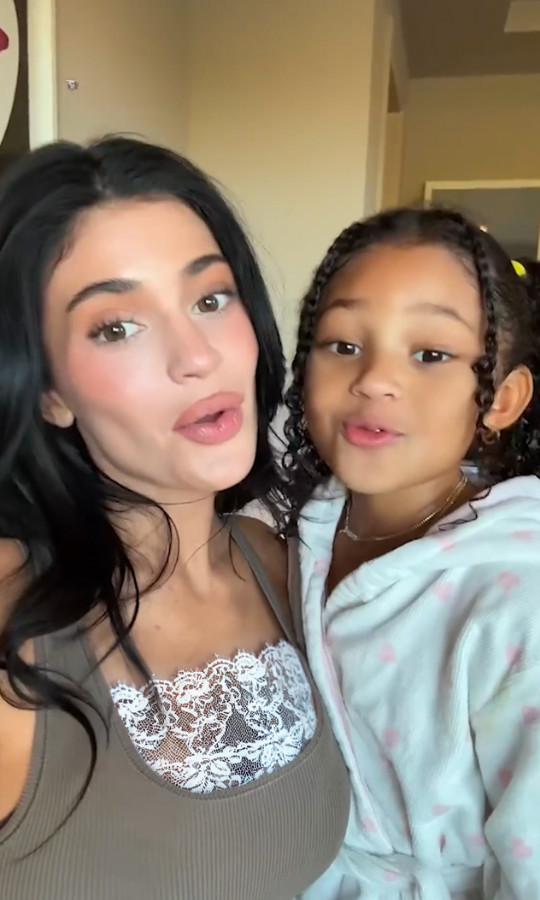 Stormi Webster shows off Labubu collection