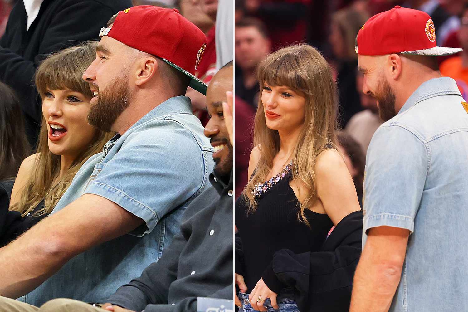 Taylor Swift and Travis Kelce have courtside date night at Cavaliers ...