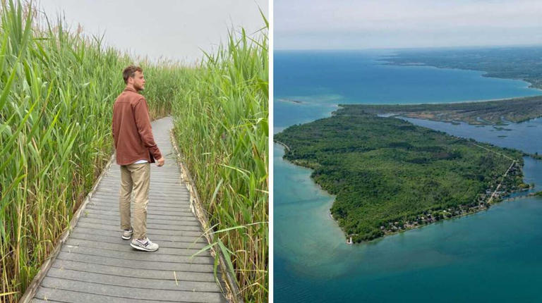 This Ontario park has a boardwalk trail and 2.5 km beach that's like a ...