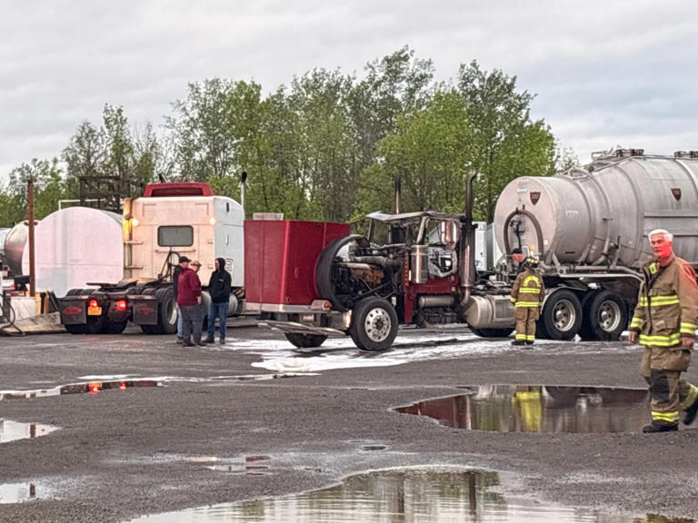 Churchville Fire Department responds to trailer fire on Sanford Road