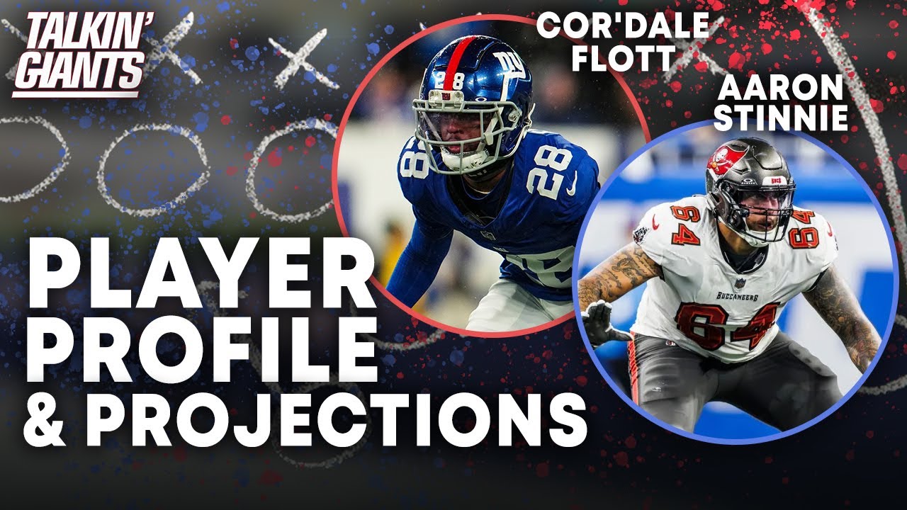 770 | Aaron Stinnie & Cor'Dale Flott | Giants player profile & projections