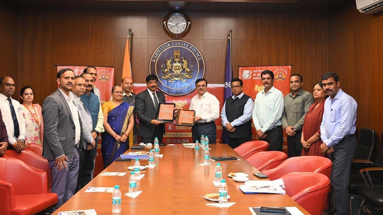 Bank of Baroda renews MoU with Karnataka Police, launches enhanced ...