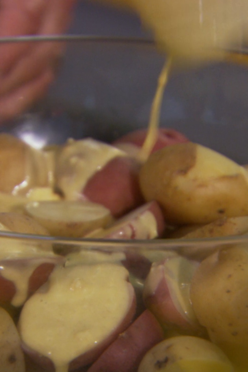 Simple homemade Dijon lemon dressing