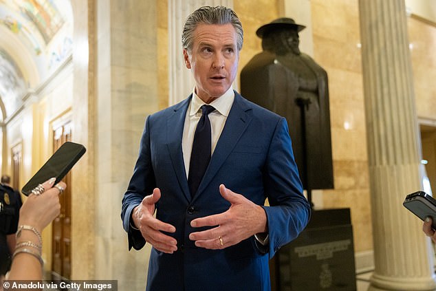 Gov Gavin Newsom declares state of emergency as chemical tank set to ...