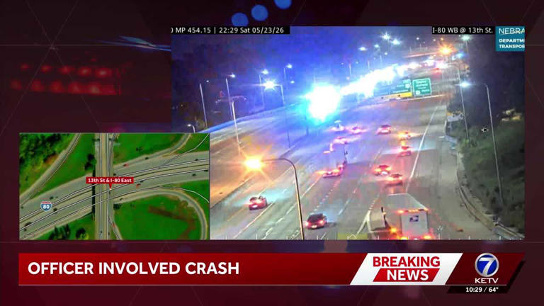 Driver to be charged with DUI after crash with Omaha police officer