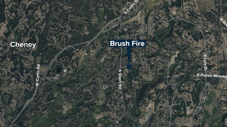 Level 1 (get ready) evacuations issued for brush fire in Cheney