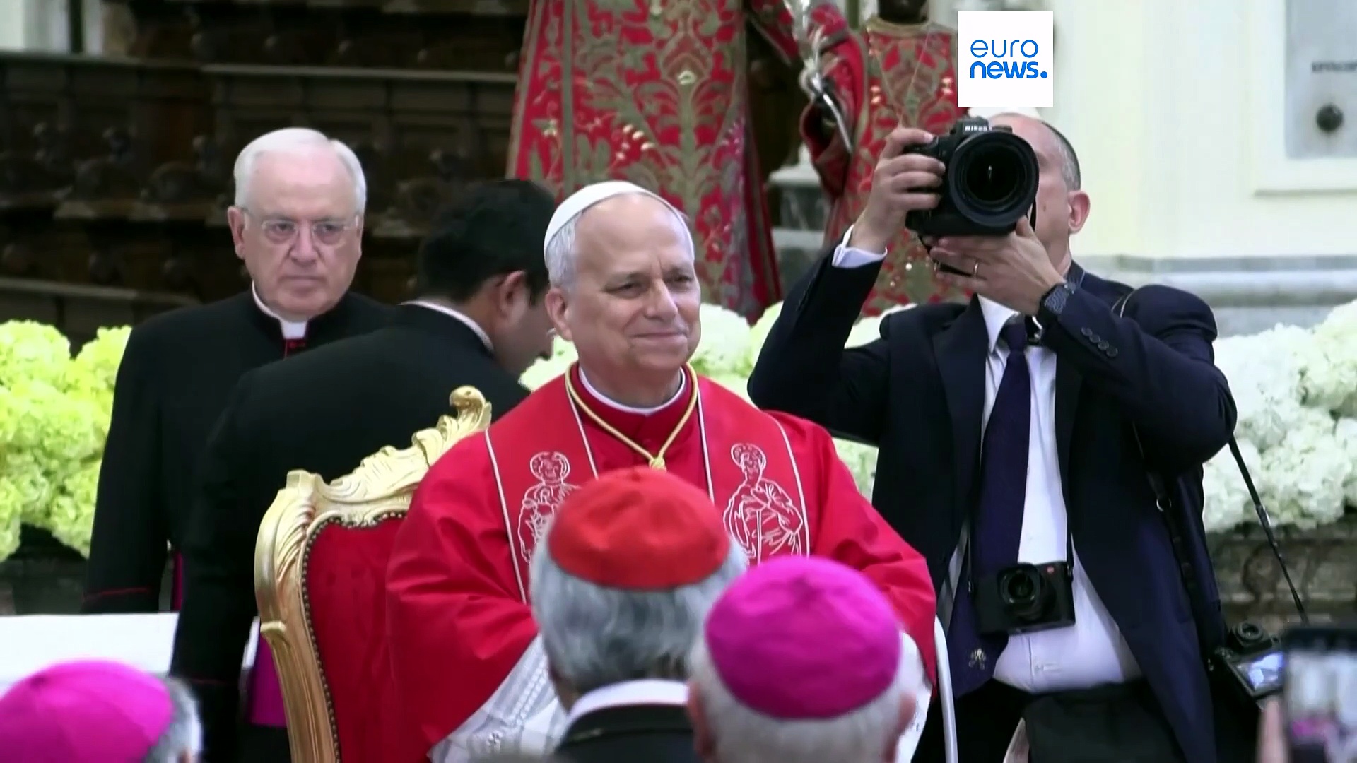 Pope Leo XIV visits southern Italy's 'Land of Fires'