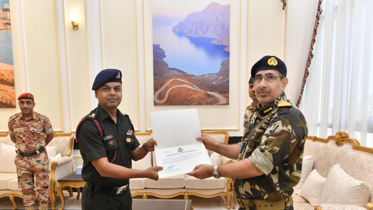 India, Oman bolster strategic ties with joint military training drill
