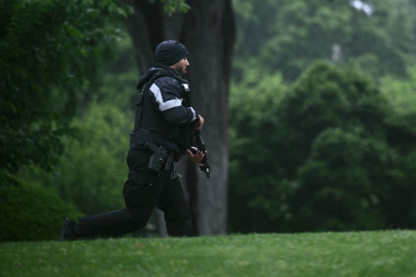 Major news network captures exact moment gunfire rang out outside White ...