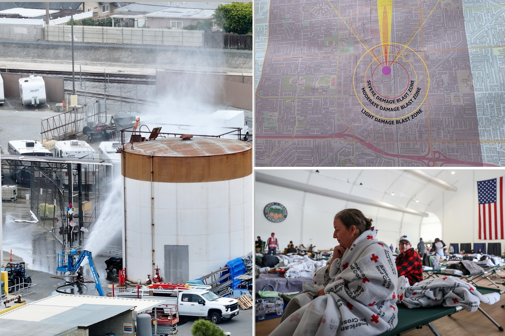Blast zones identified as Garden Grove chemical tank inches toward ...