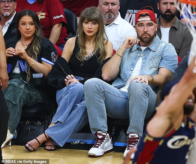 New York Knicks break Travis Kelce and Taylor Swift's hearts with ...
