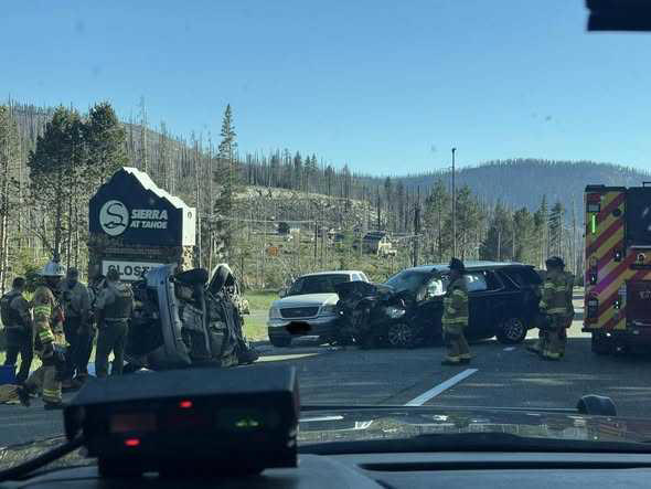 A man is dead after a crash in South Lake Tahoe, CHP says