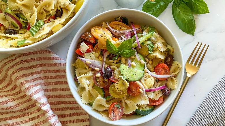 Mediterranean pasta salad recipe