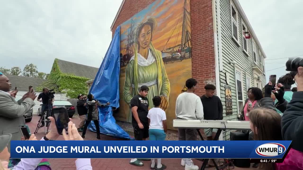 Mural of Ona Judge unveiled in Portsmouth