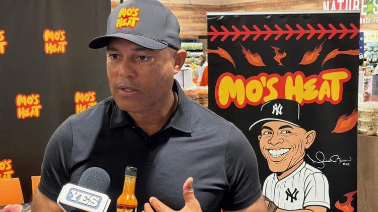 Hall of Fame Yankees’ closer Mariano Rivera pitches new hot sauce in ...