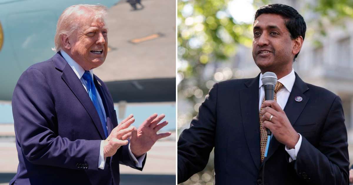 Ro Khanna mocks Trump after 'demented' AI attack image targets Democrat