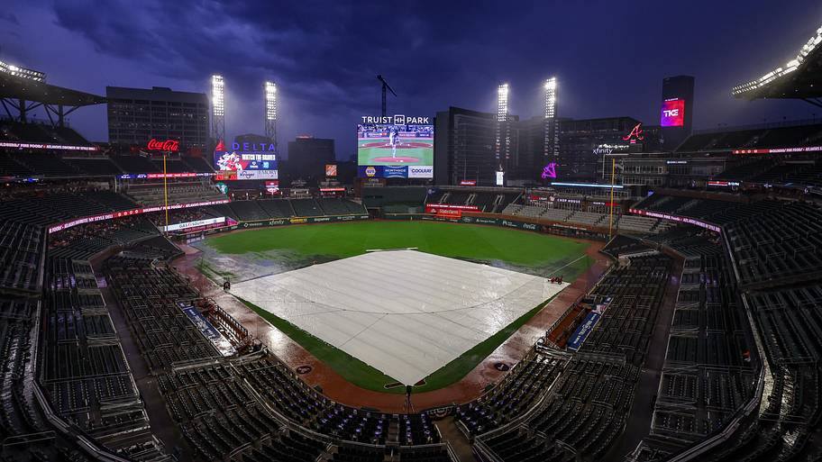 Nationals-Braves restart time: Rain delay updates from Atlanta