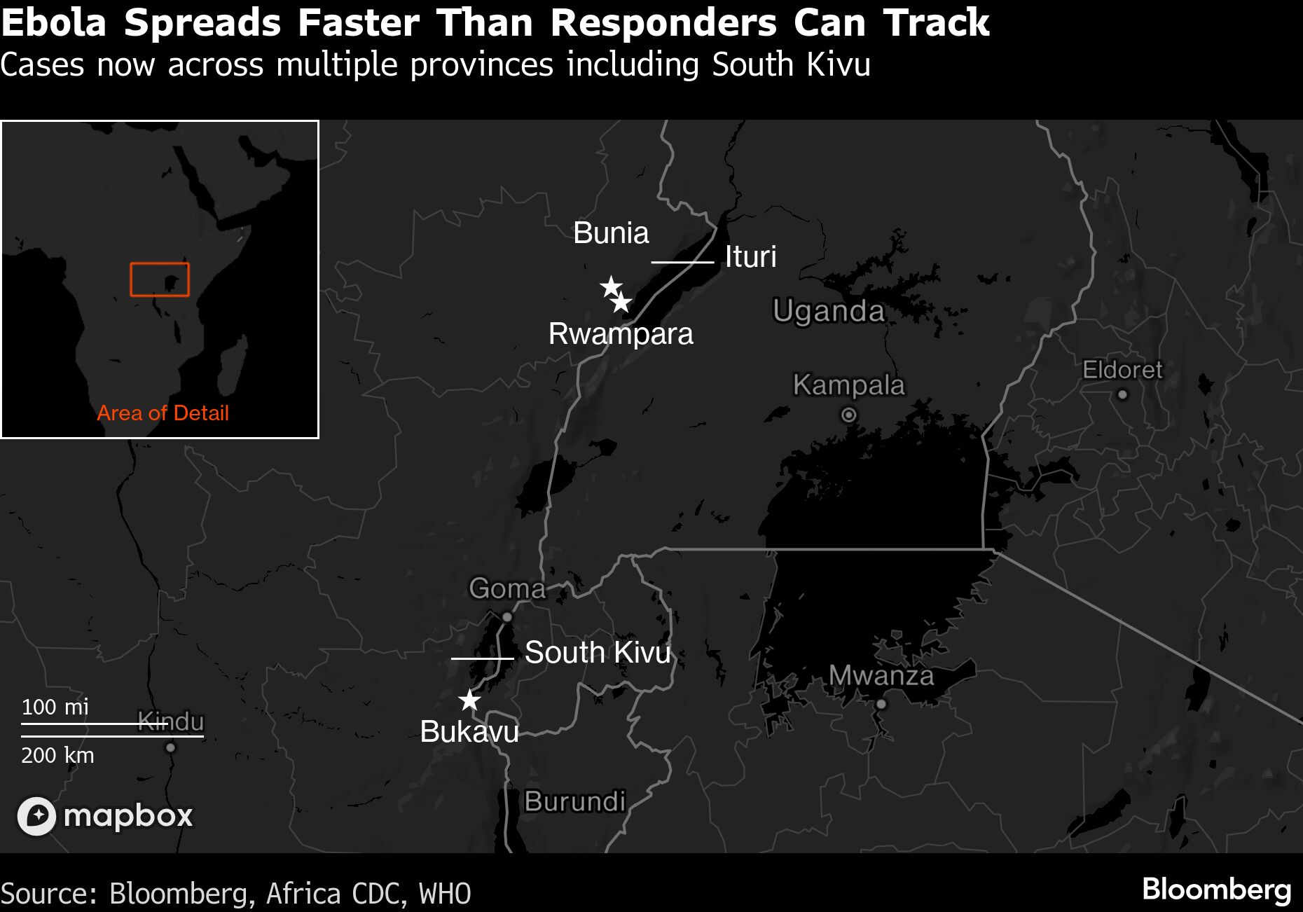 Ebola spreads across Congo as flights halted, supplies run low