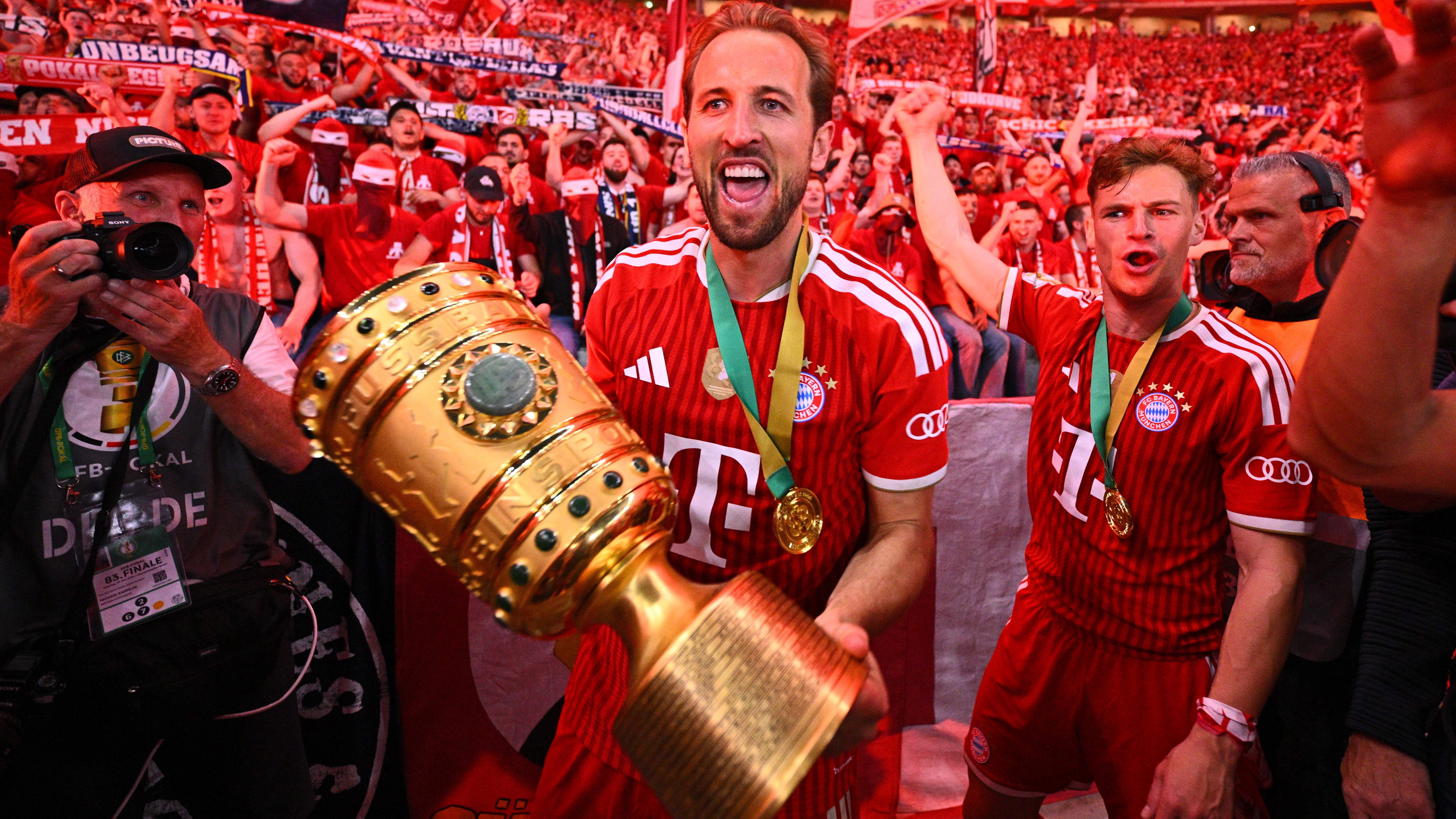 Harry Kane hits cup final hat-trick to take Bayern Munich season tally ...