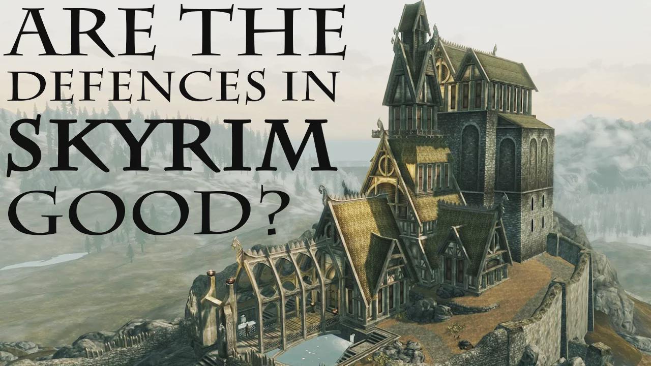 A close analysis of Whiterun's defences (skyrim)