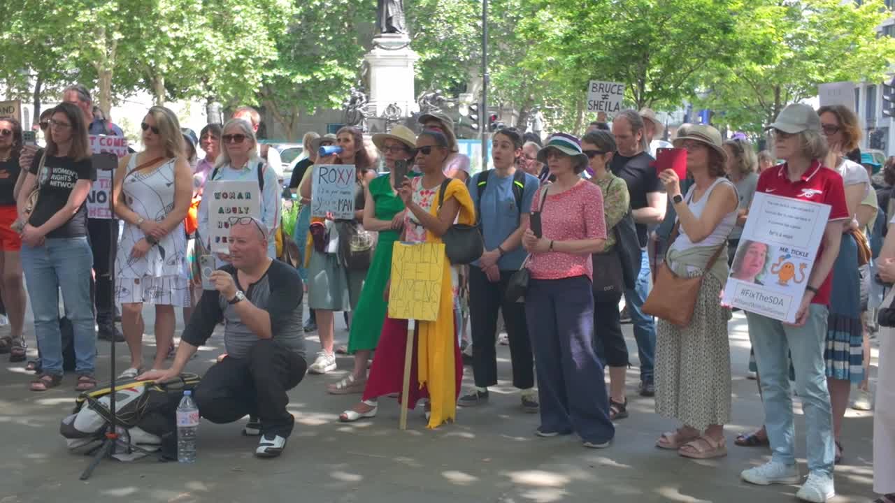 Supporters rally for Sall Grover at London protest: Roxy Tickle is a ...