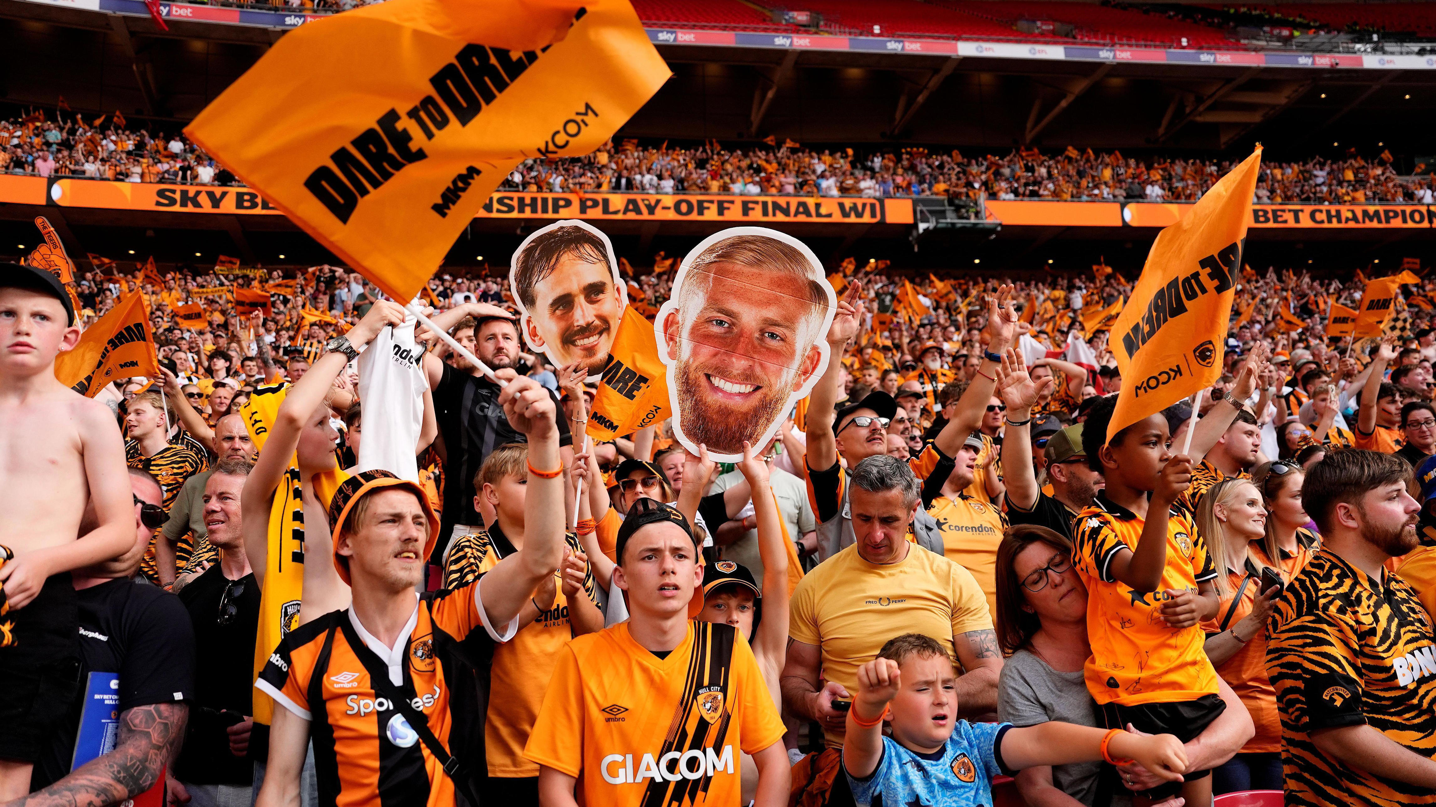 Hull City fans jubilant as team secure promotion