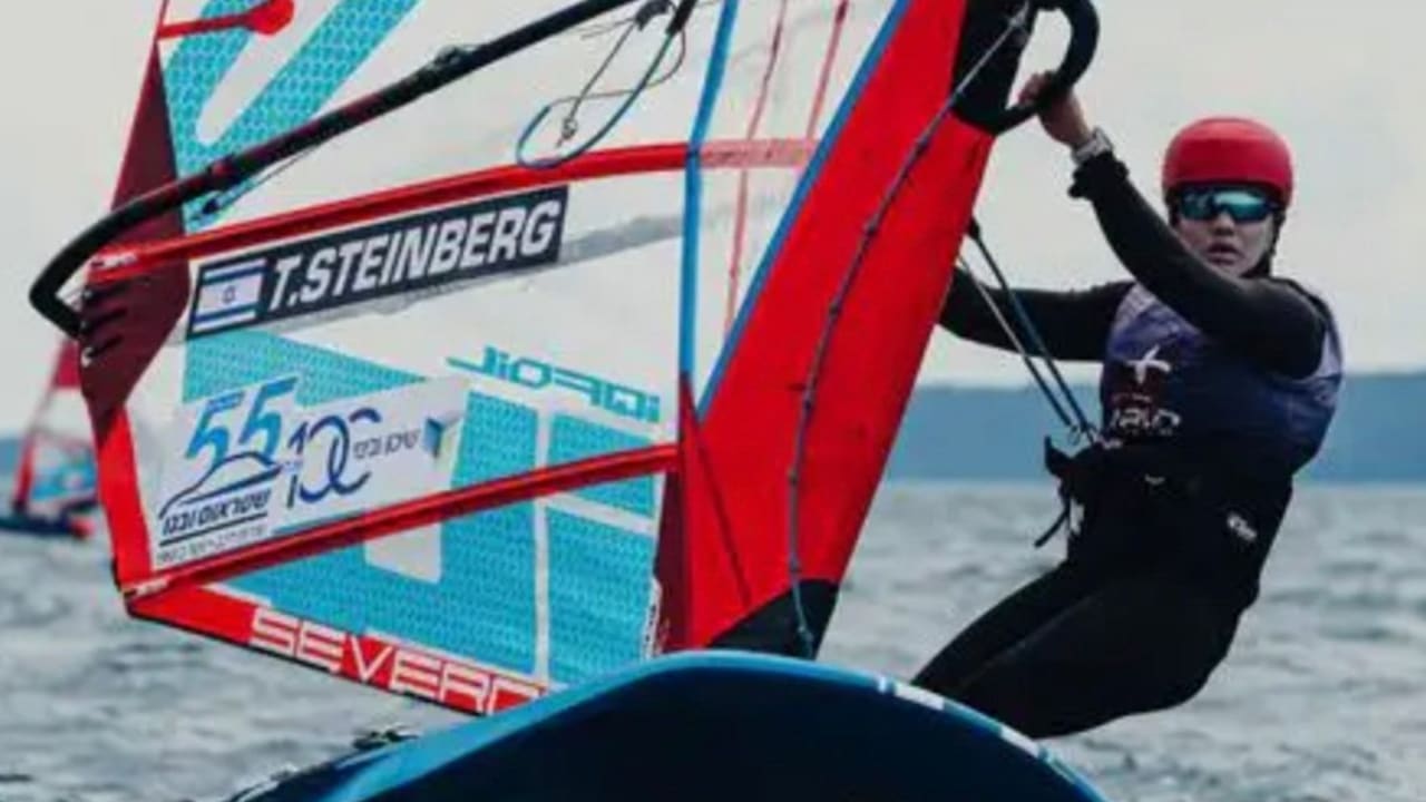 Israelis win gold, silver at IQFOIL European windsurfing championship