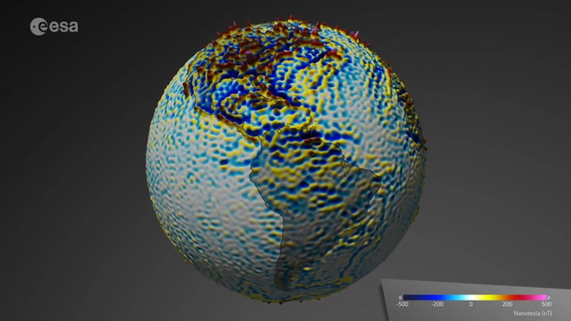 See Earth's lithospheric magnetic field
