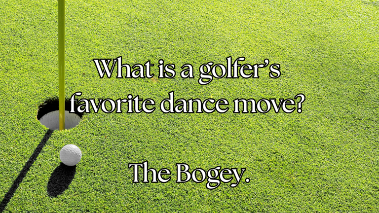 Share these 110 funny golf jokes to lighten up your next round