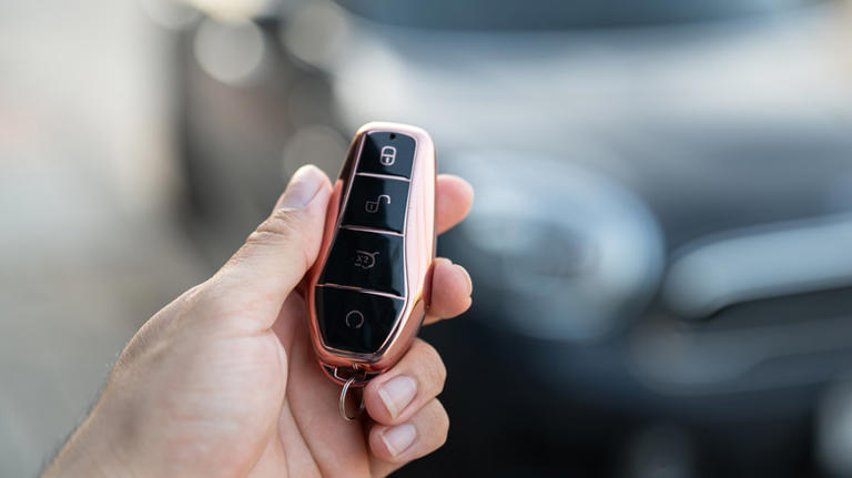 Yes, your car may have a key fob holder that you never knew about