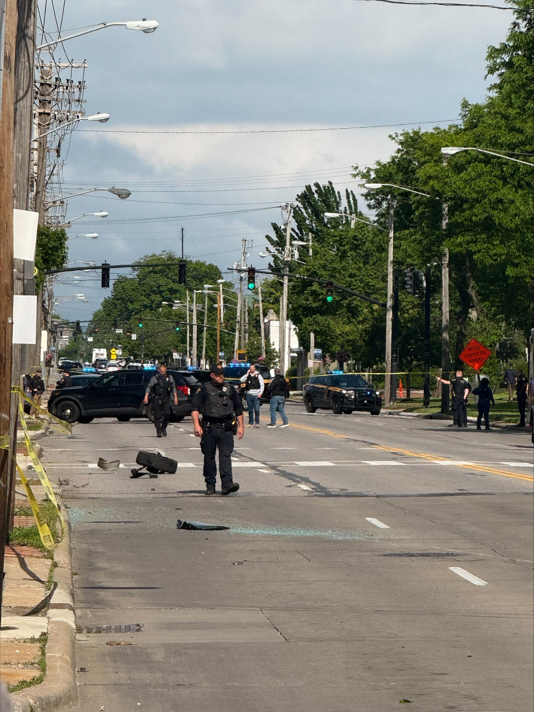 Cleveland officer shot, others hurt after suspect fires at police