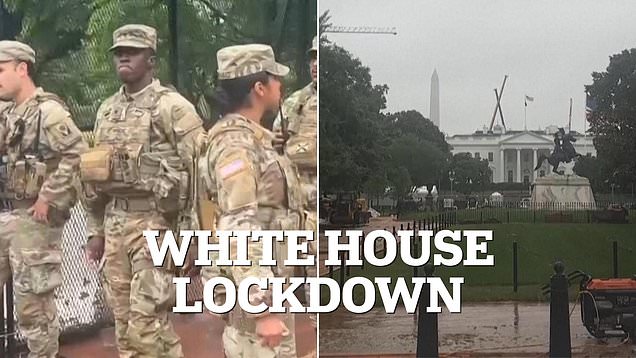 White House under lockdown after gunfire heard nearby