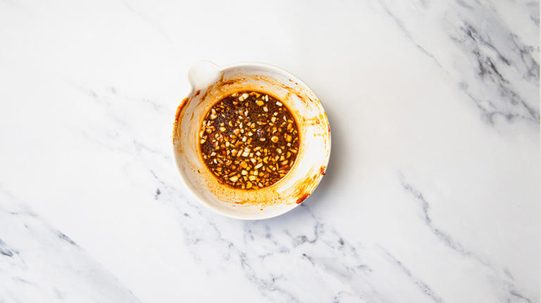Korean BBQ chicken rice bowl recipe