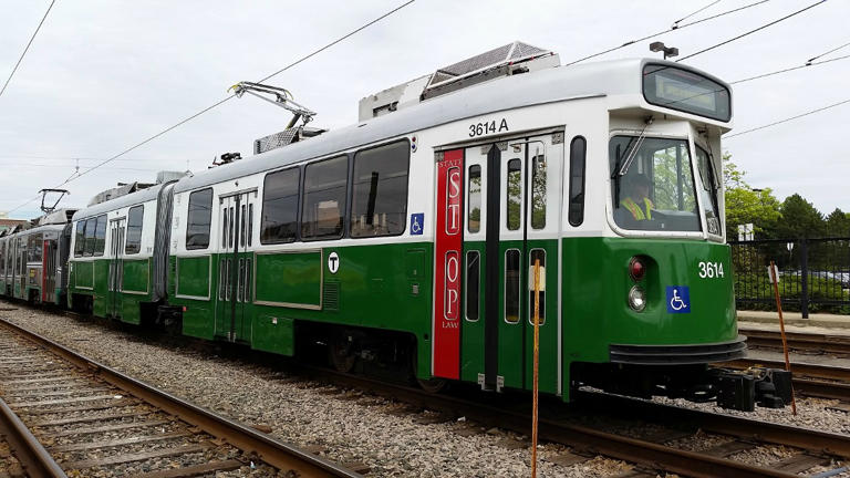 MBTA commuter train, car collide at Braintree rail crossing