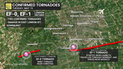 Two tornadoes confirmed in Ontario after impactful severe storms