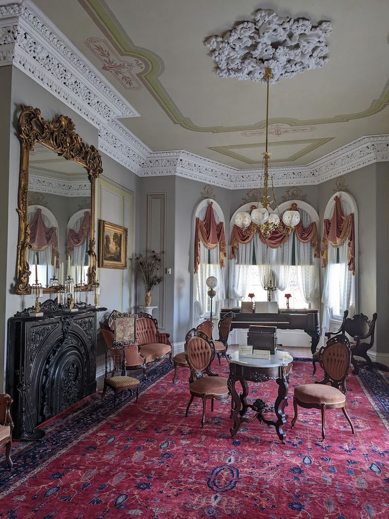 The ghostly Indiana river town where a Gilded Age Victorian mansion ...