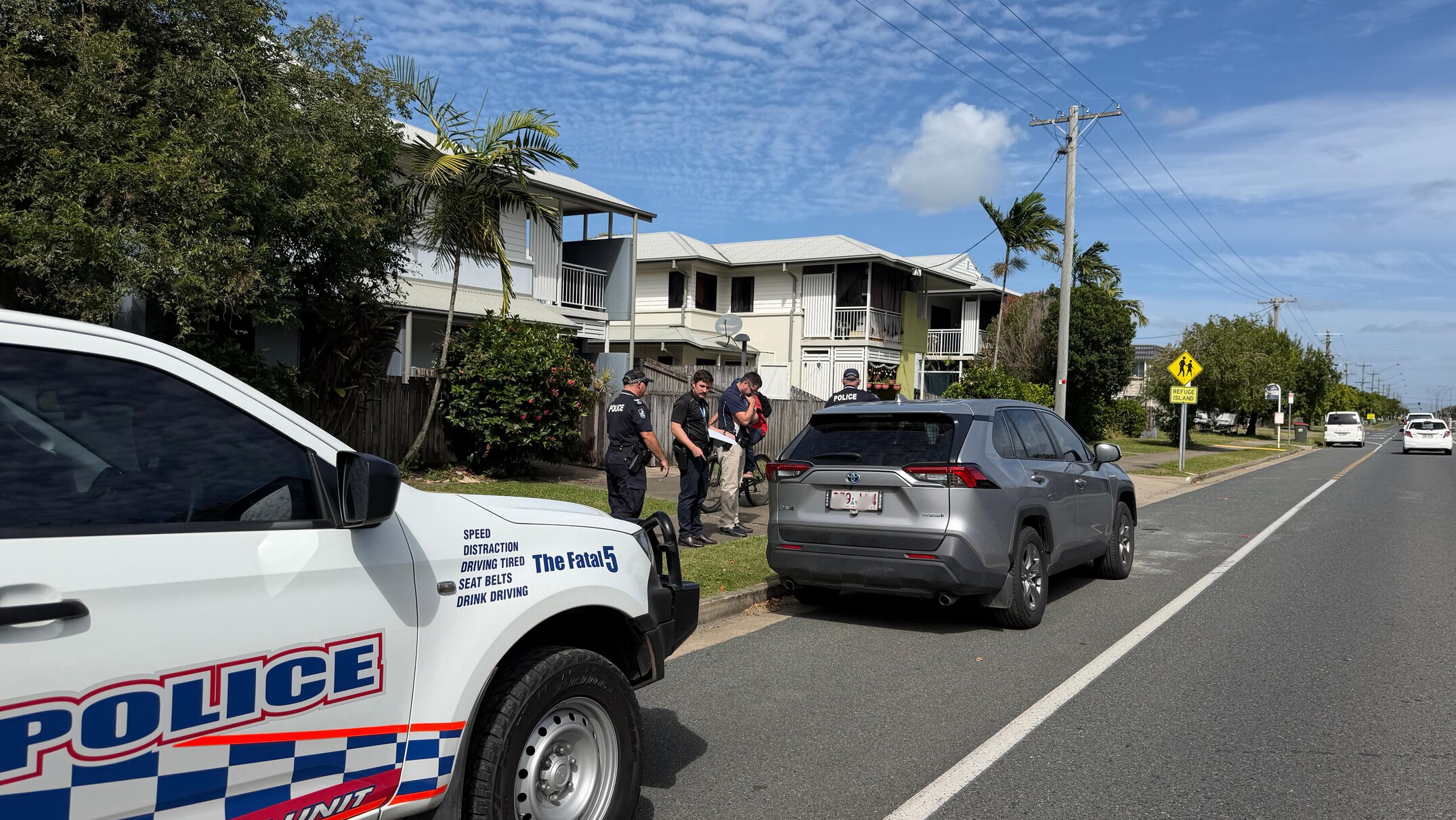 Police officer injured during stolen vehicle crash in Mackay