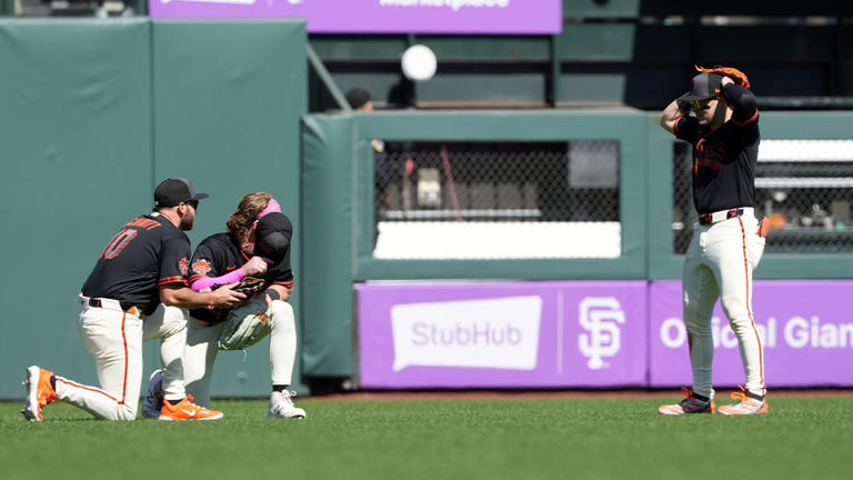 Drew Gilbert, Giants' outfield amazingly reenact iconic ‘Key and Peele ...
