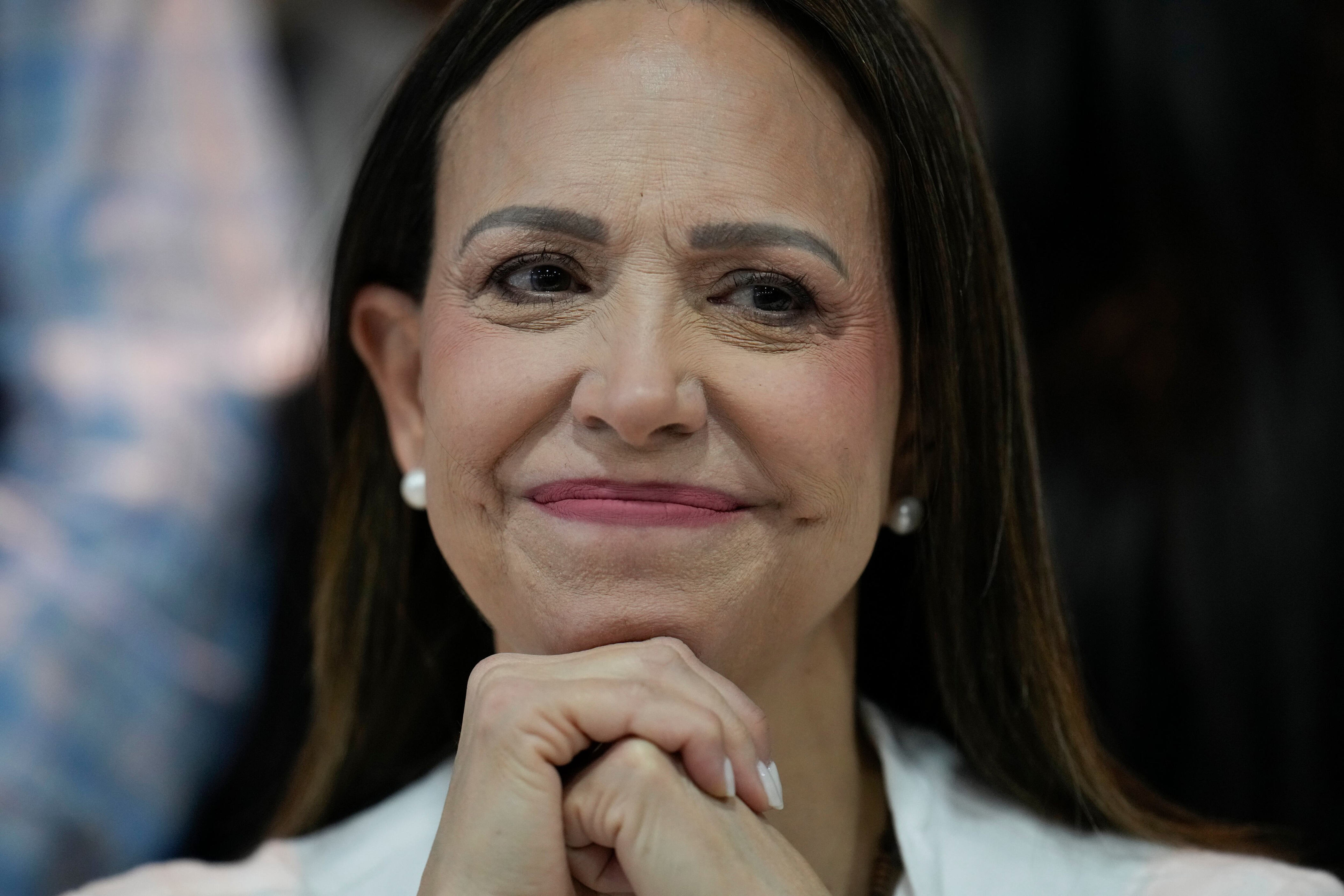 María Corina Machado pidió a los colombianos votar por la democracia y ...