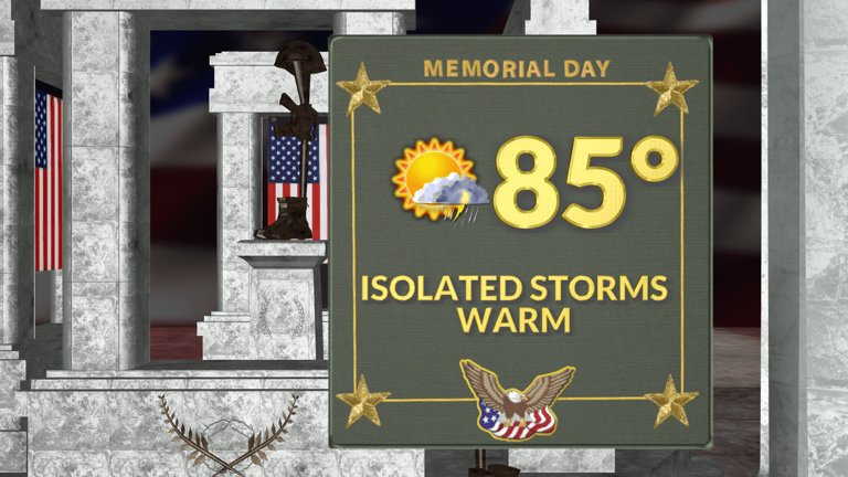 Denver weather: Warmer weather for Memorial Day with an isolated storm