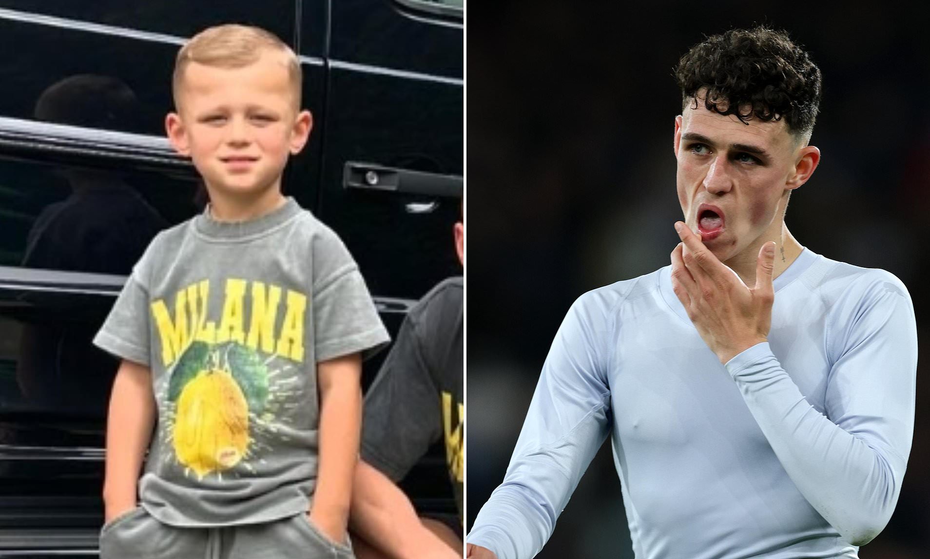 Phil Foden's seven-year-old son Ronnie joins England World Cup squad ...