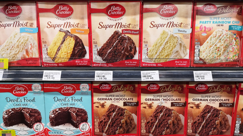 Betty Crocker's inaugural cake mix was far from basic